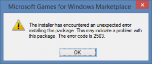 Error 2503 and 2502 when installing/uninstalling on Windows 8 – Fix-KB